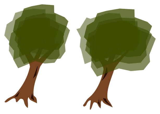 Two Trees Clip Art Image - ClipSafari