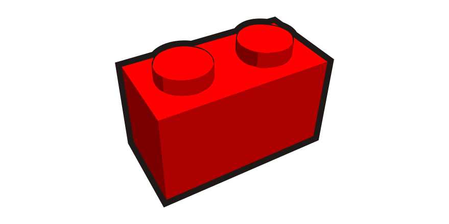 Red Lego Brick Clip Art Image - ClipSafari