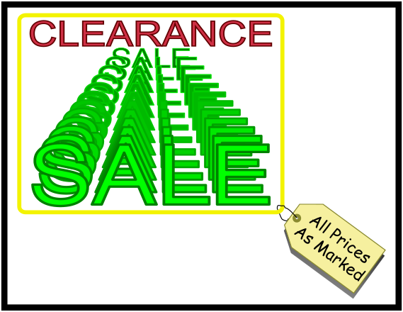 Clearance Sale Sign Clip Art Image - ClipSafari