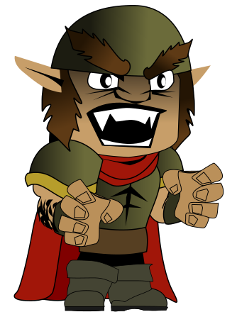 Chibi Orc Clip Art Image - ClipSafari