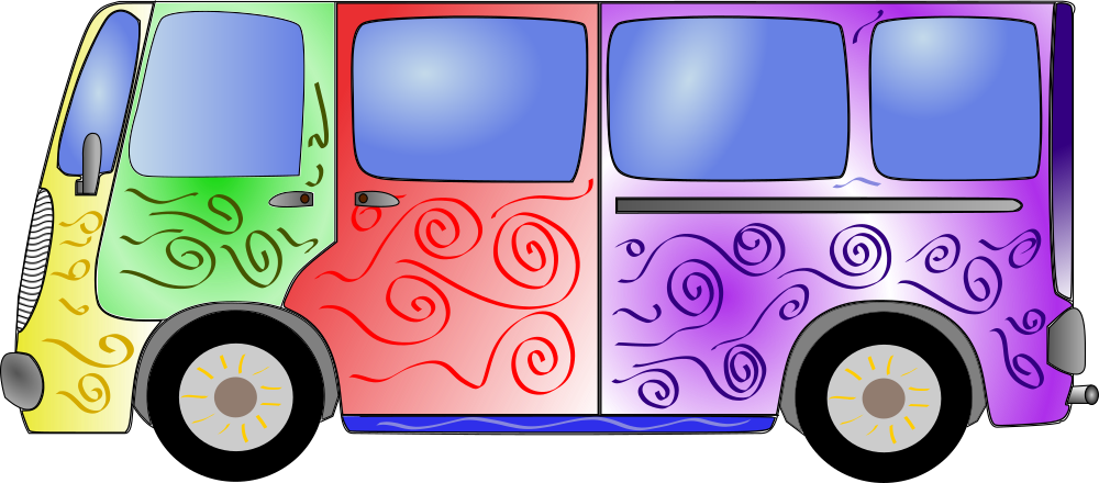 Colorful Bus Clip Art Image - ClipSafari
