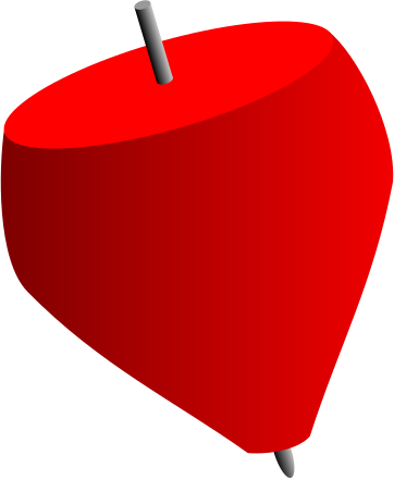 Red Spinning Top Clip Art Image - ClipSafari