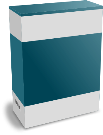 Blue and White Box Clip Art Image - ClipSafari