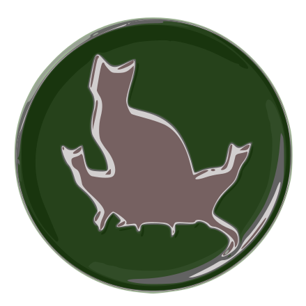 Cat Shaped Button Clip Art Image - ClipSafari
