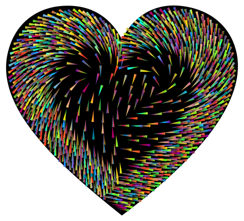 Firework Heart Clip Art Image - ClipSafari