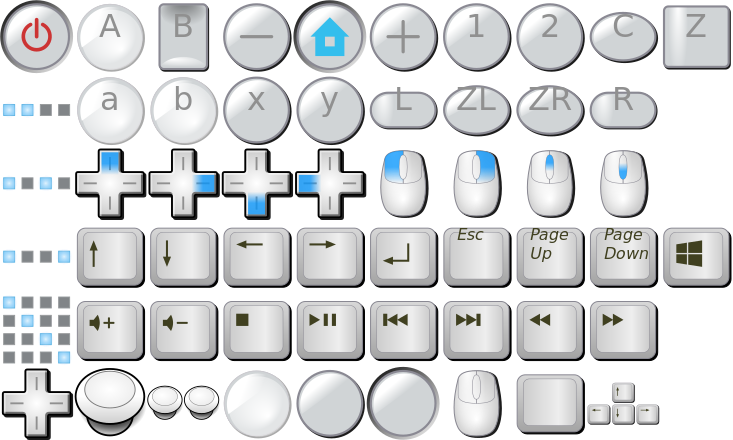 Keyboard keys Clip Art Image - ClipSafari