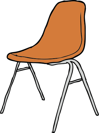 Orange Chair Clip Art Image - ClipSafari