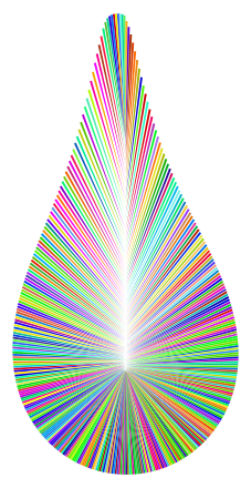 Rainbow Tear Drop Clip Art Image - ClipSafari