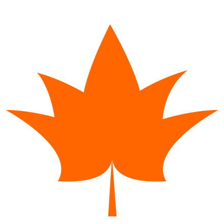 Orange Maple Leaf Clip Art Image - ClipSafari