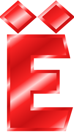 Red Letter E Clip Art Image - ClipSafari