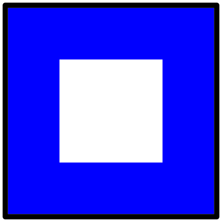Blue Square Clip Art Image - ClipSafari