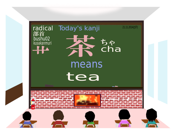 Tea Means Cha Clip Art Image - ClipSafari