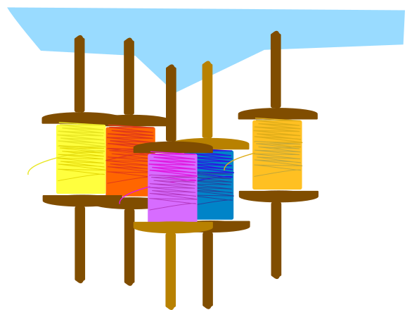 Spindles Clip Art Image - ClipSafari