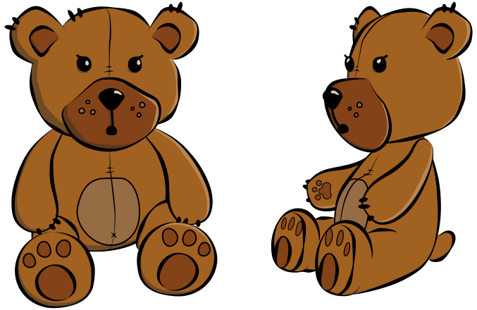 Two Toy Bears Clip Art Image - ClipSafari