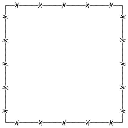 Barbed Wire Frame Border Clip Art Image - ClipSafari