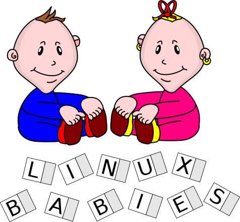 Baby Linux Clip Art Image - ClipSafari