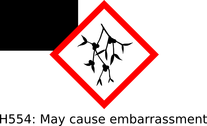 H564: May cause embarrassment. Clip Art Image - ClipSafari