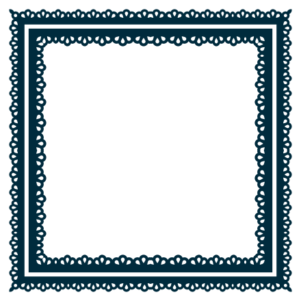 Scallop Frame Extrapolated 9 Variation 2 Clip Art Image - ClipSafari