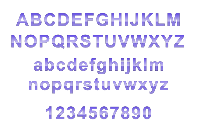Purple alphabet Clip Art Image - ClipSafari