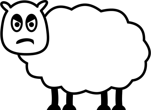 Angry Sheep Clip Art Image - ClipSafari