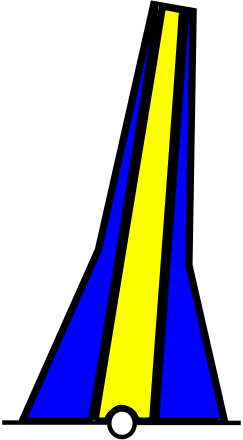 Blue and Yellow Triangle Clip Art Image - ClipSafari