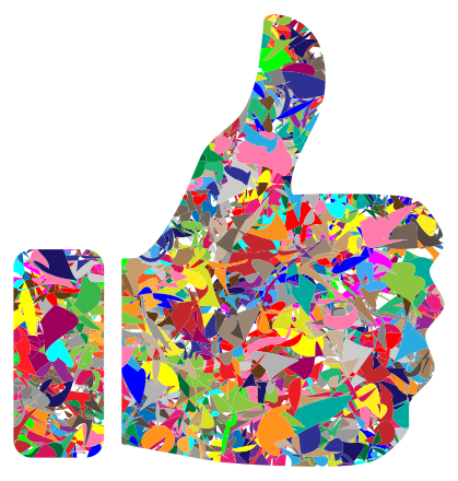 Colorful Thumbs Up Clip Art Image - ClipSafari