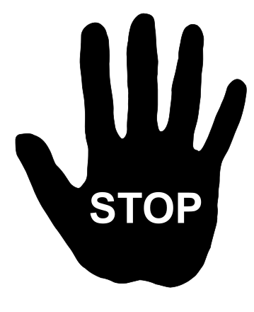 Stop Hand Clip Art Image - ClipSafari