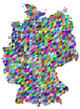 Colorful Map of Germany Clip Art Image - ClipSafari