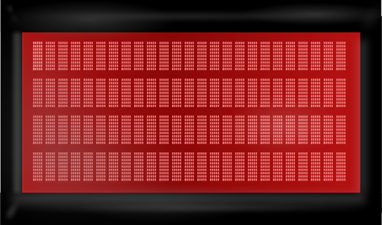 Red LCD Display Clip Art Image - ClipSafari