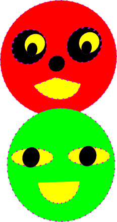 Smiley Face Circles Clip Art Image - ClipSafari