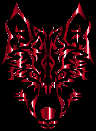 Red Wolf Clip Art Image - ClipSafari