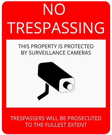 No Trespassing Warning Sign Clip Art Image - ClipSafari