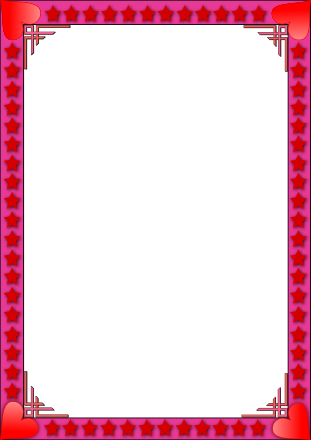 Red Star Frame Clip Art Image - ClipSafari