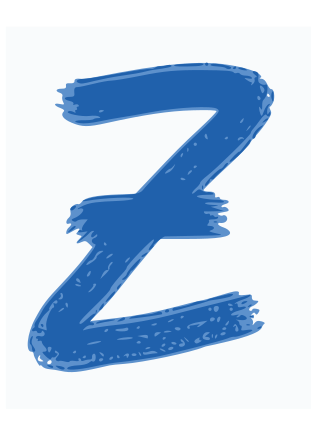 Blue Z Letter Clip Art Image - ClipSafari