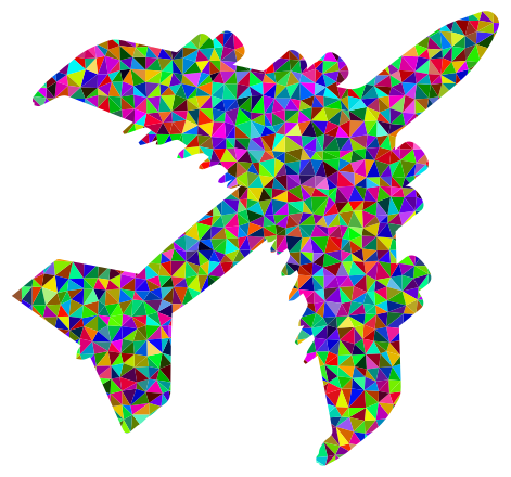 Colorful Airplane Clip Art Image - ClipSafari