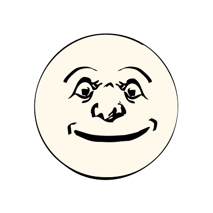 Moon Smiling Clip Art Image - ClipSafari