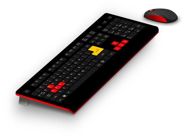 Gaming Keyboard Clip Art Image - ClipSafari