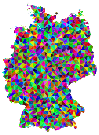 Colorful Map of Germany Clip Art Image - ClipSafari