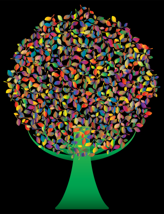 Colorful Tree Clip Art Image - ClipSafari