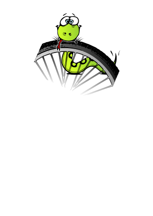 Snake on Bike Clip Art Image - ClipSafari
