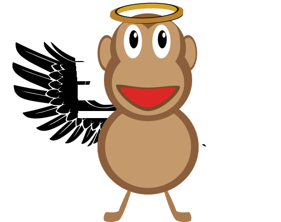 Angel Monkey Clip Art Image - ClipSafari