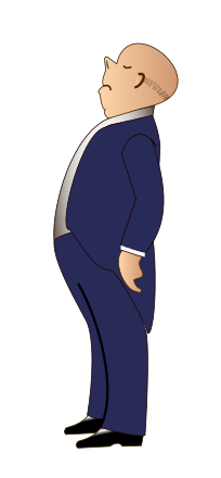 Snob Man Clip Art Image - ClipSafari