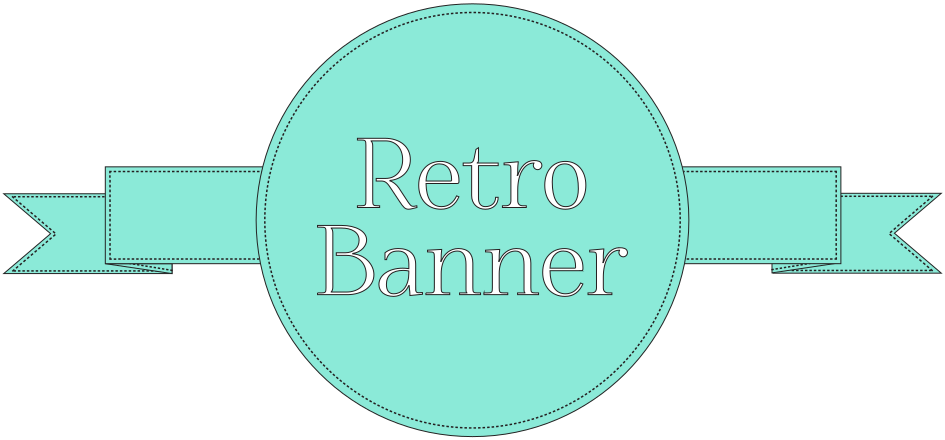 Retro Banner Utklipp