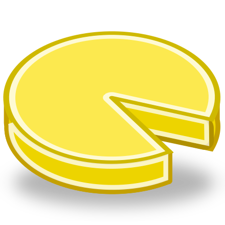 Yellow Cheese Wheel Clip Art Image - ClipSafari