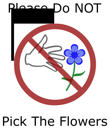 Don't Pick Clip Art Image - ClipSafari