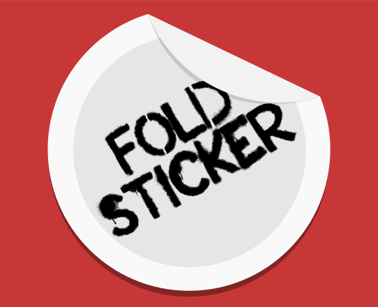 Fold Sticker Clip Art Image - ClipSafari