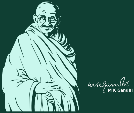 Gandhi Poster Clip Art Image - ClipSafari