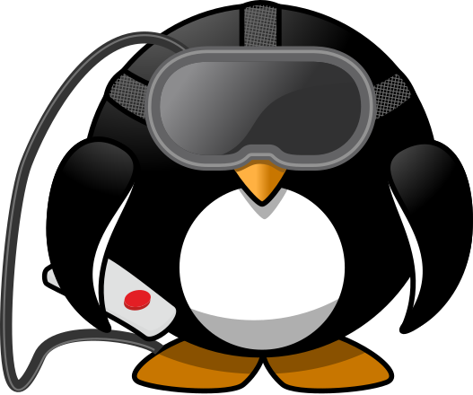 Penguin Wearing VR Glasses Clip Art Image - ClipSafari