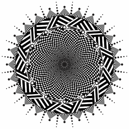 Optical Illusion Design Clip Art Image - ClipSafari