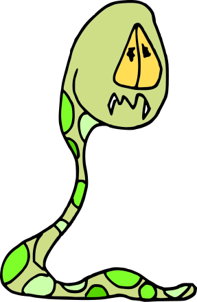Sad Snake Clip Art Image - ClipSafari